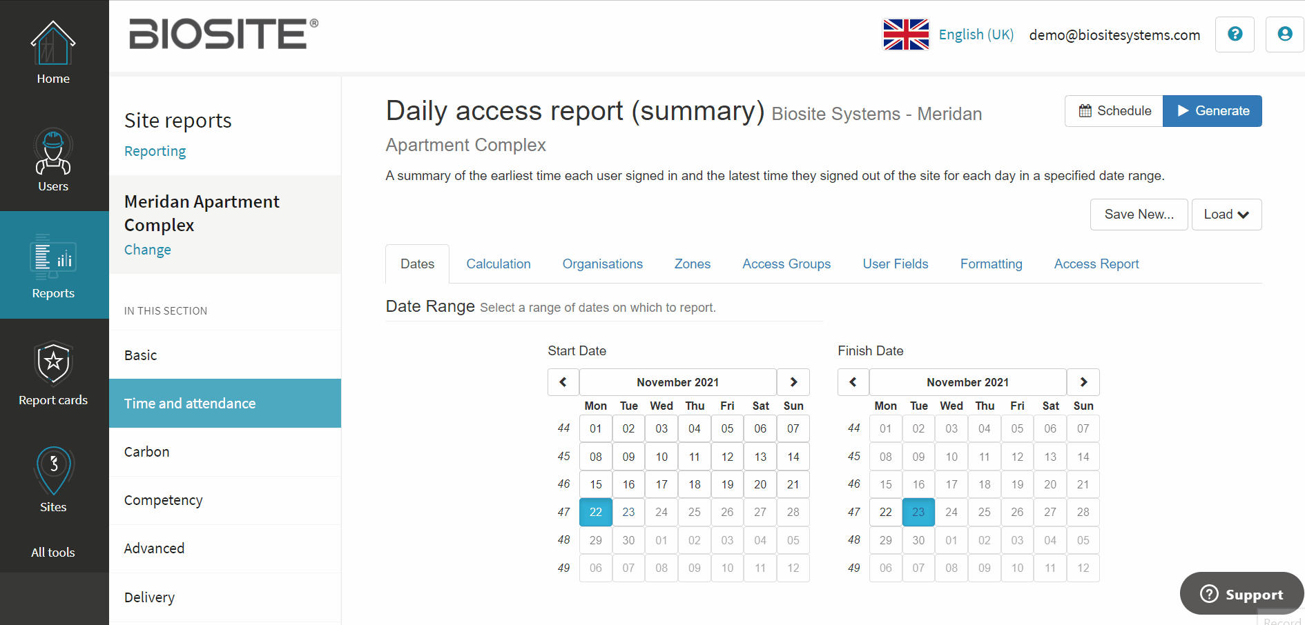 Generating Portal Site Reports – Biosite Systems