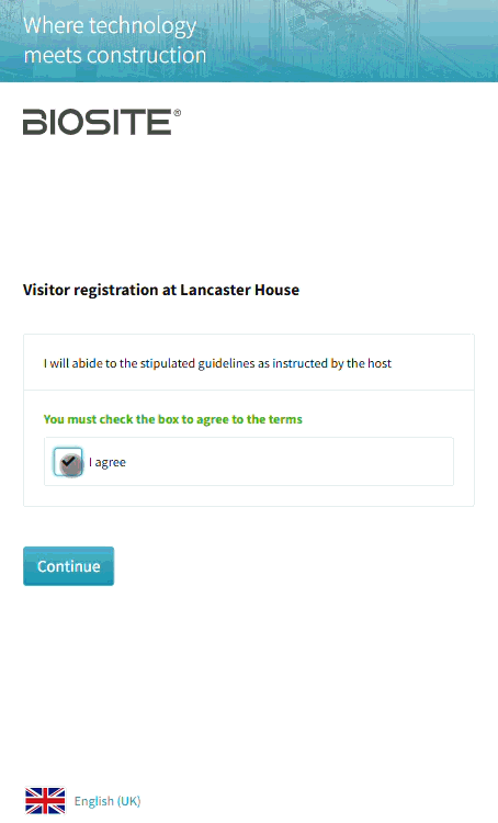 Guidance for new visitors – Biosite Systems